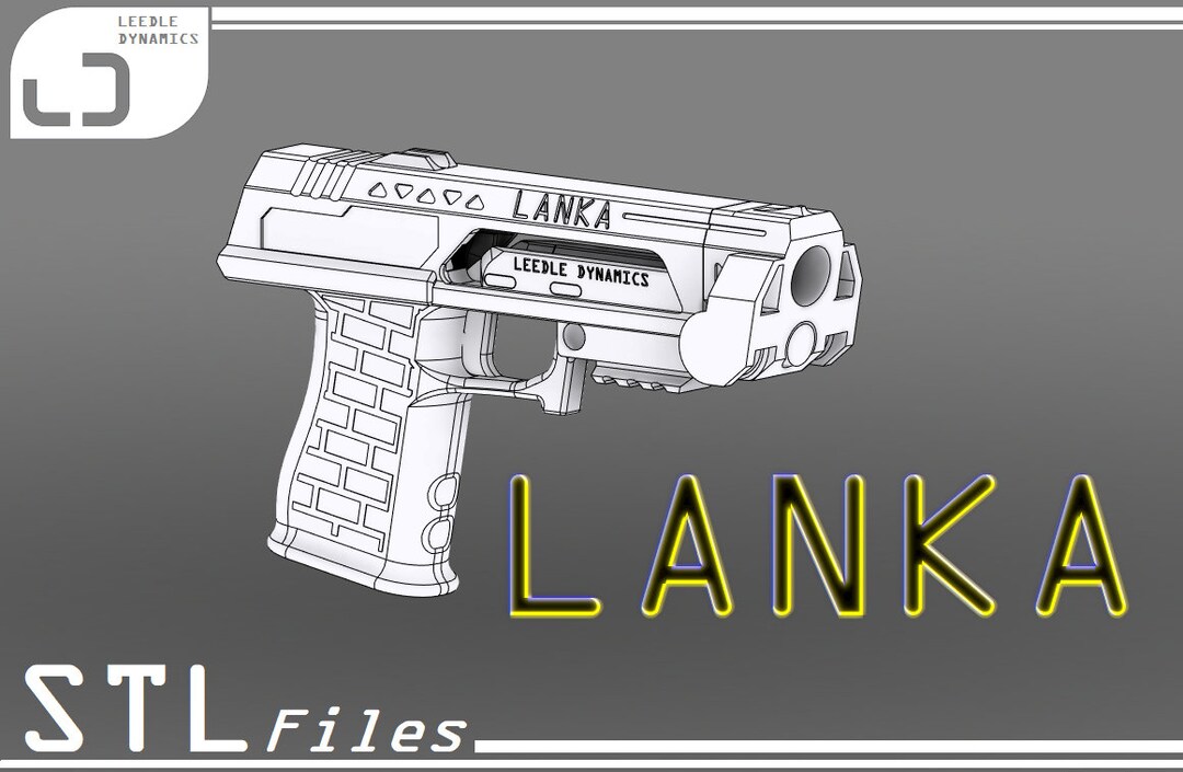 Lanka - String Powered Foam Dart Pistol Blaster | STL FILES ONLY - Etsy UK Lanka - String Powered Foam Dart Pistol Blaster | STL FILES ONLY - Etsy UK