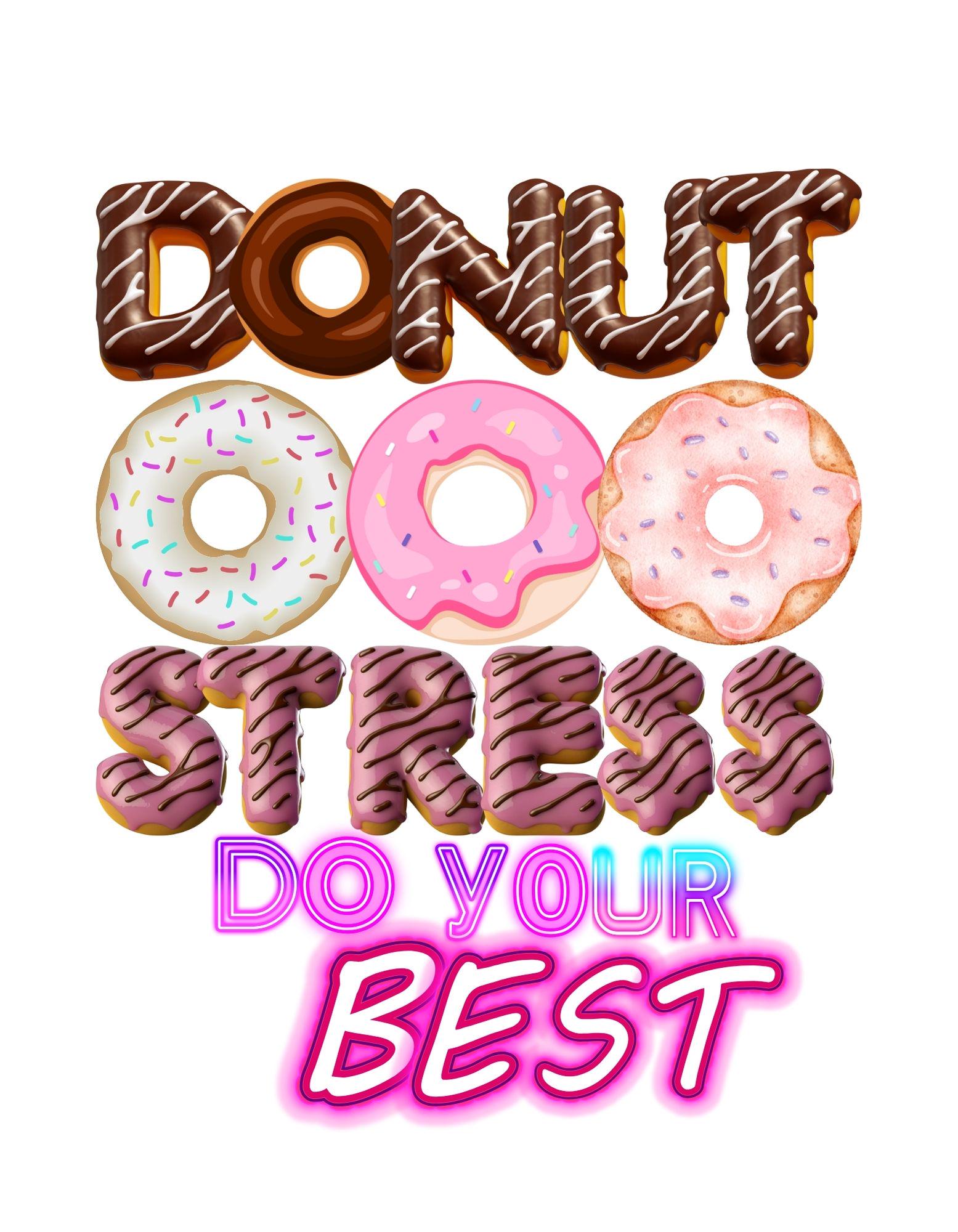 Donut Stress PNG - Etsy