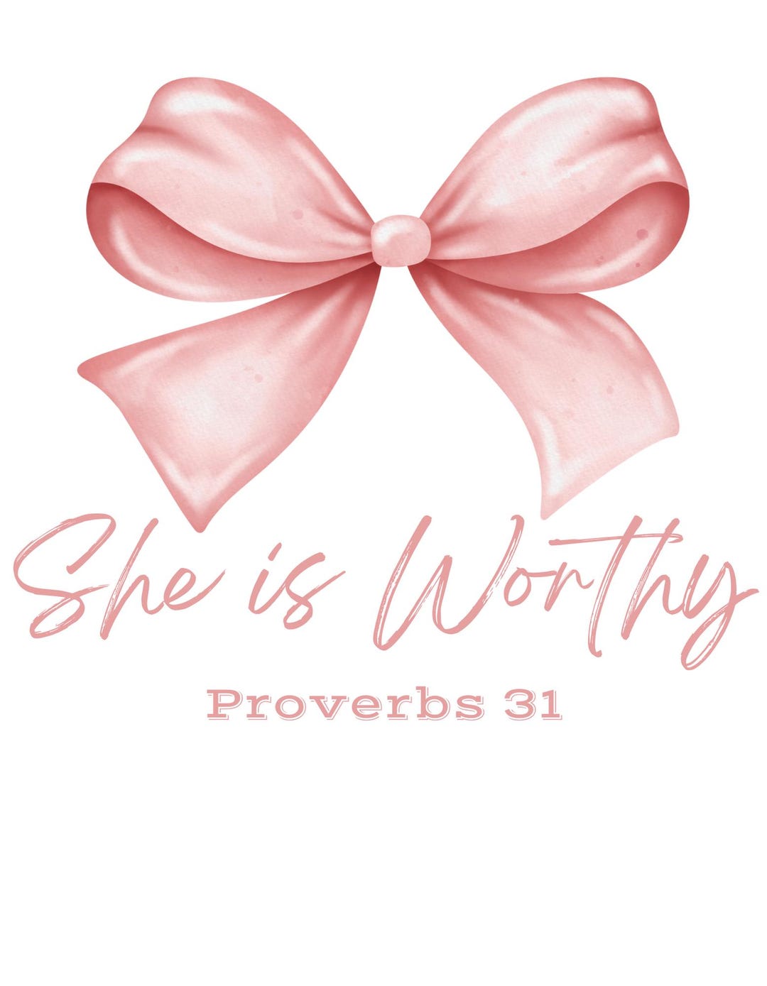 She is Worthy PNG - Etsy