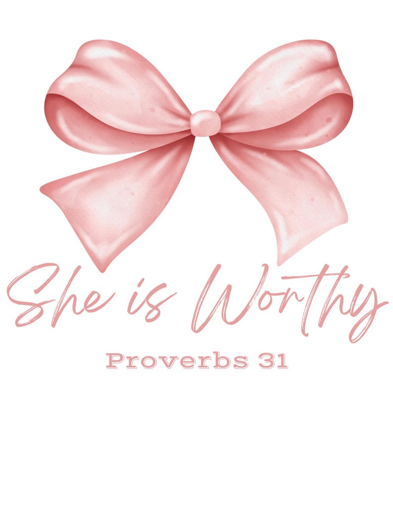 She is Worthy PNG - Etsy
