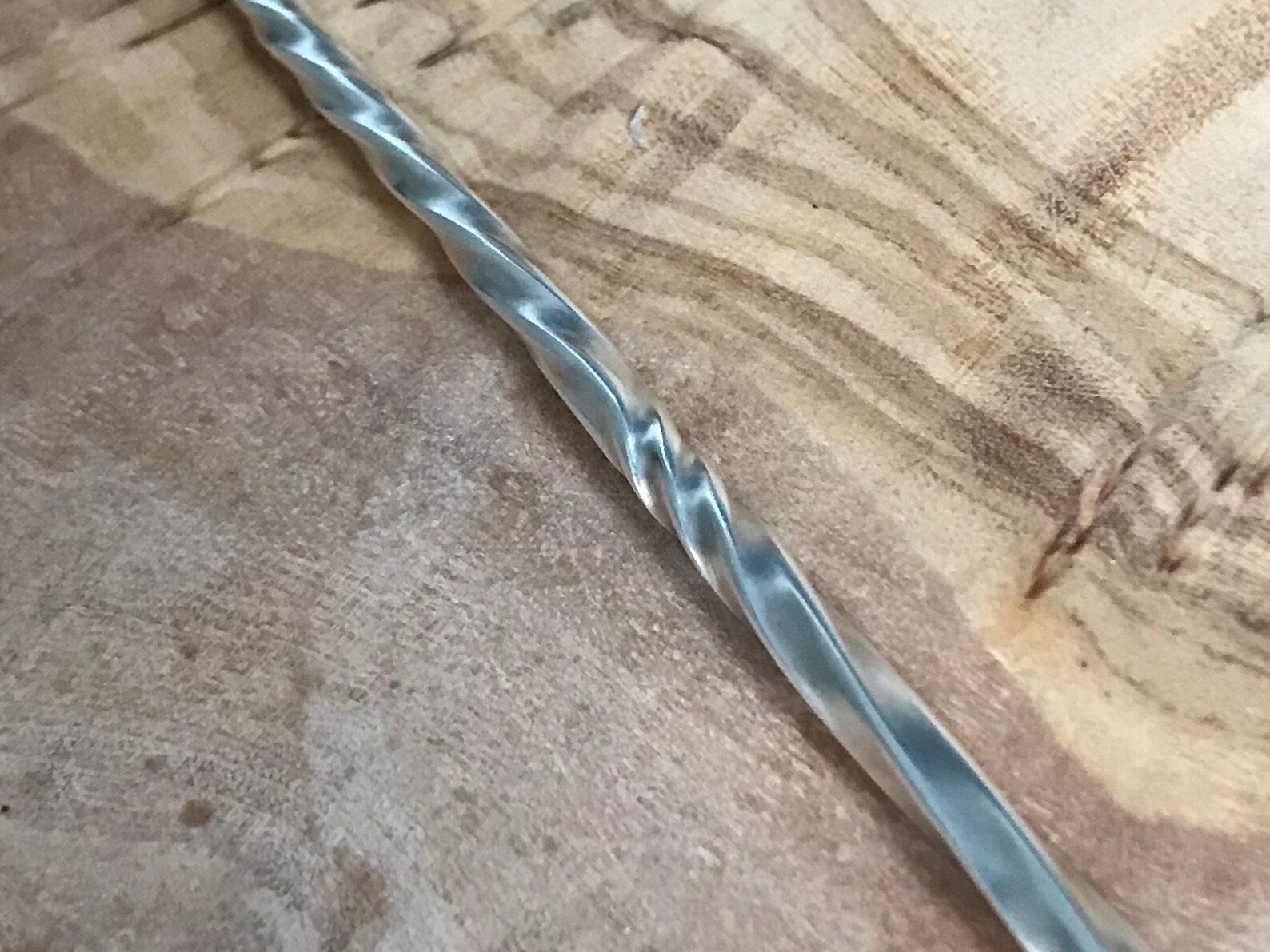 Hand-forged Candle Scribe in Sterling Silver With Reverse Blacksmith ...