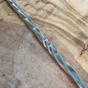 Hand-forged Candle Scribe in Sterling Silver With Reverse Blacksmith ...