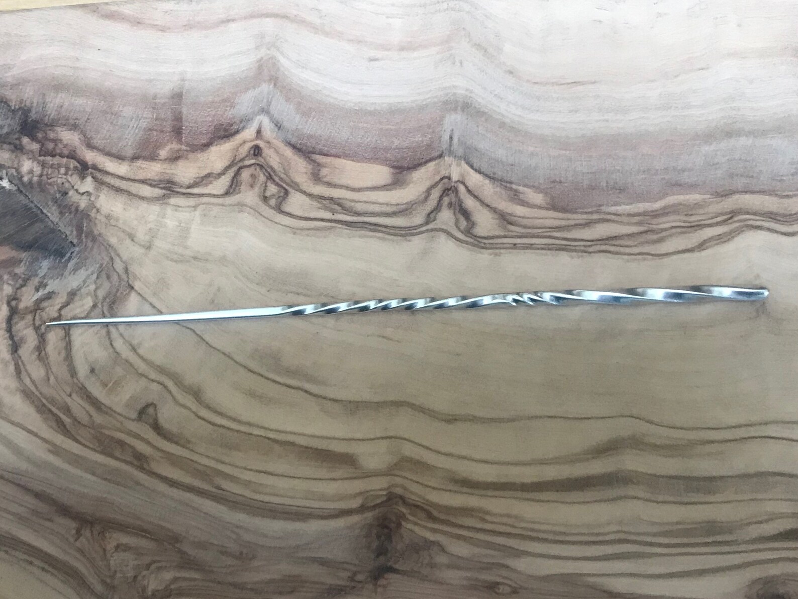 Hand-forged Candle Scribe in Sterling Silver With Reverse Blacksmith ...