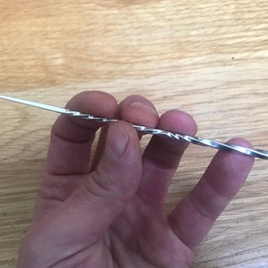 Hand-forged Candle Scribe in Sterling Silver With Reverse Blacksmith ...