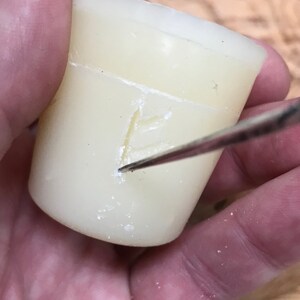 Hand-forged Candle Scribe in Sterling Silver With Reverse Blacksmith ...