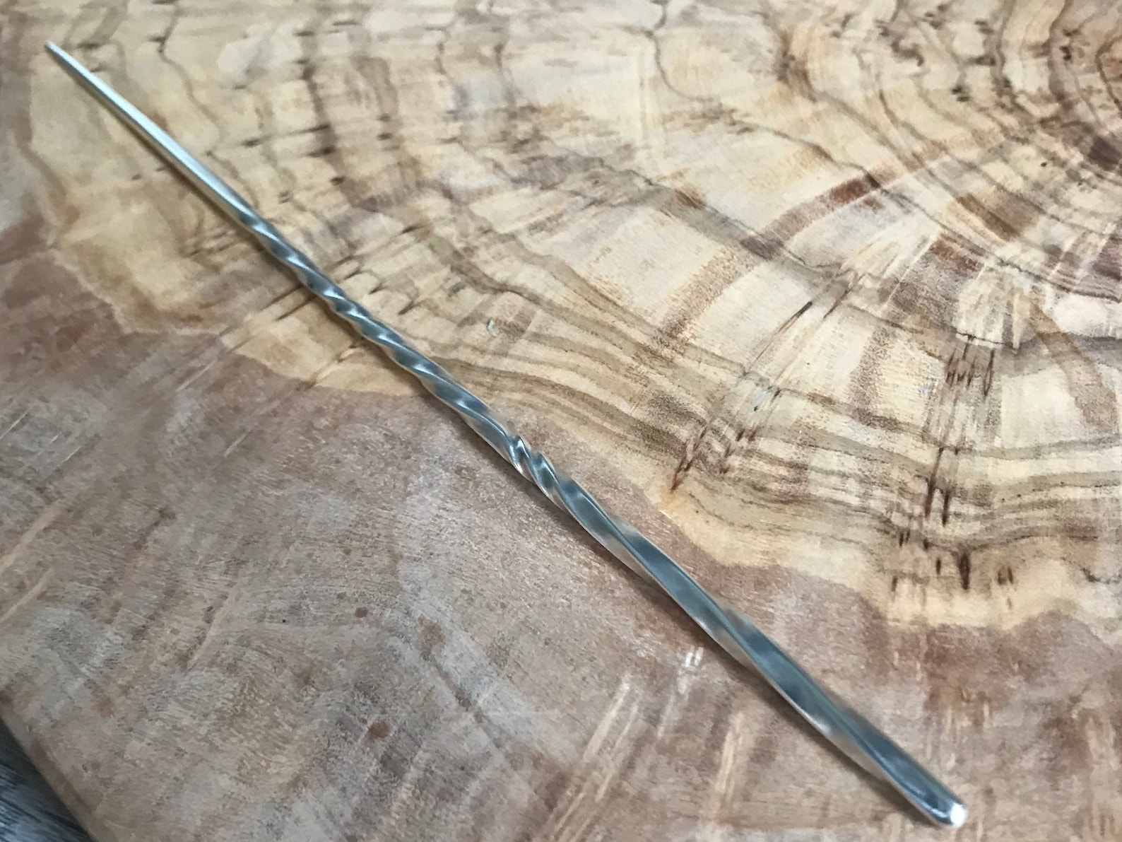 Hand-forged Candle Scribe in Sterling Silver With Reverse Blacksmith ...