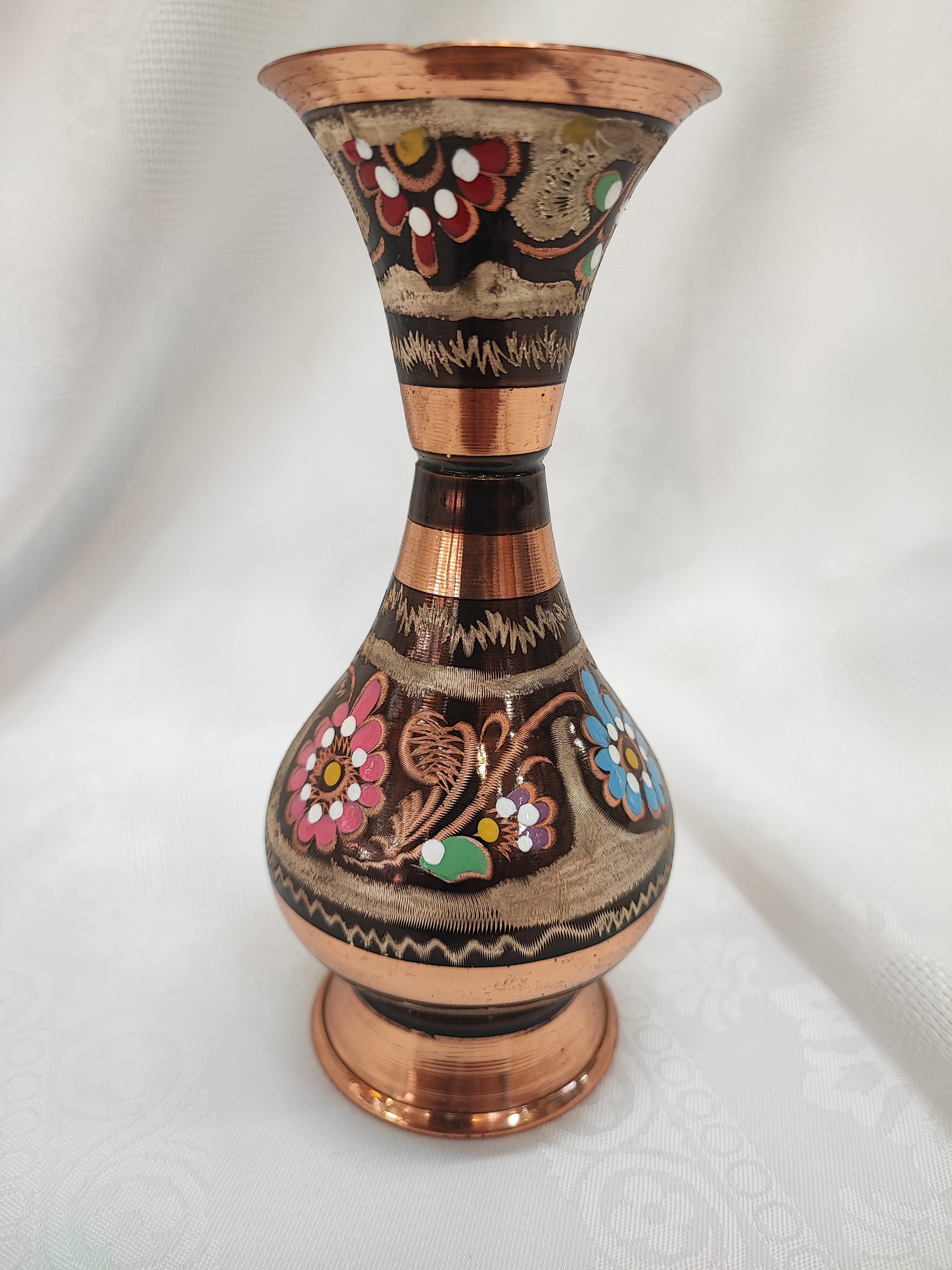 Engraved Copper Vase,copper Table Ornaments,unique Home Decor,copper ...