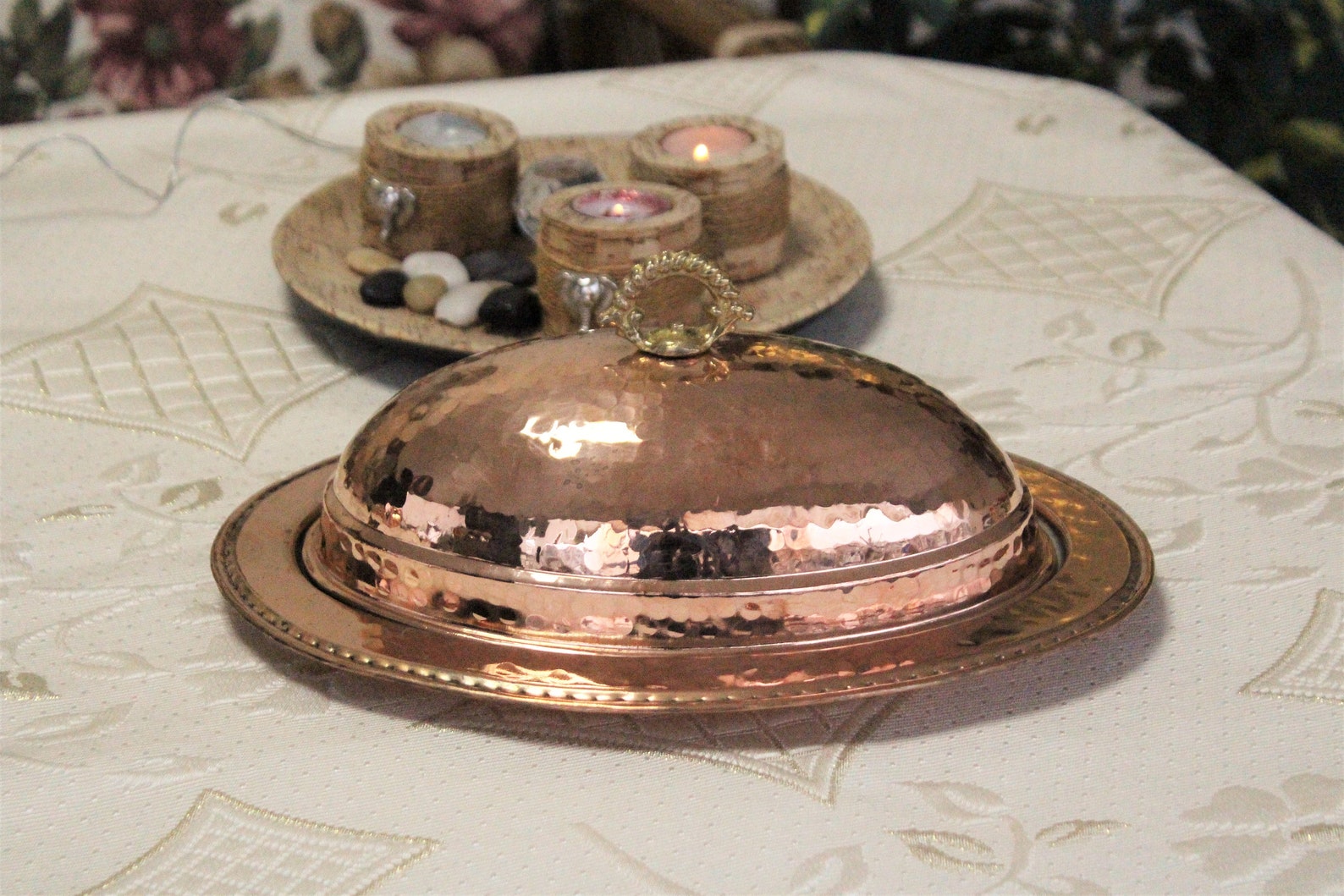 Copper Serving Plate,decorative Copper Serving Dish,serving Plate for ...