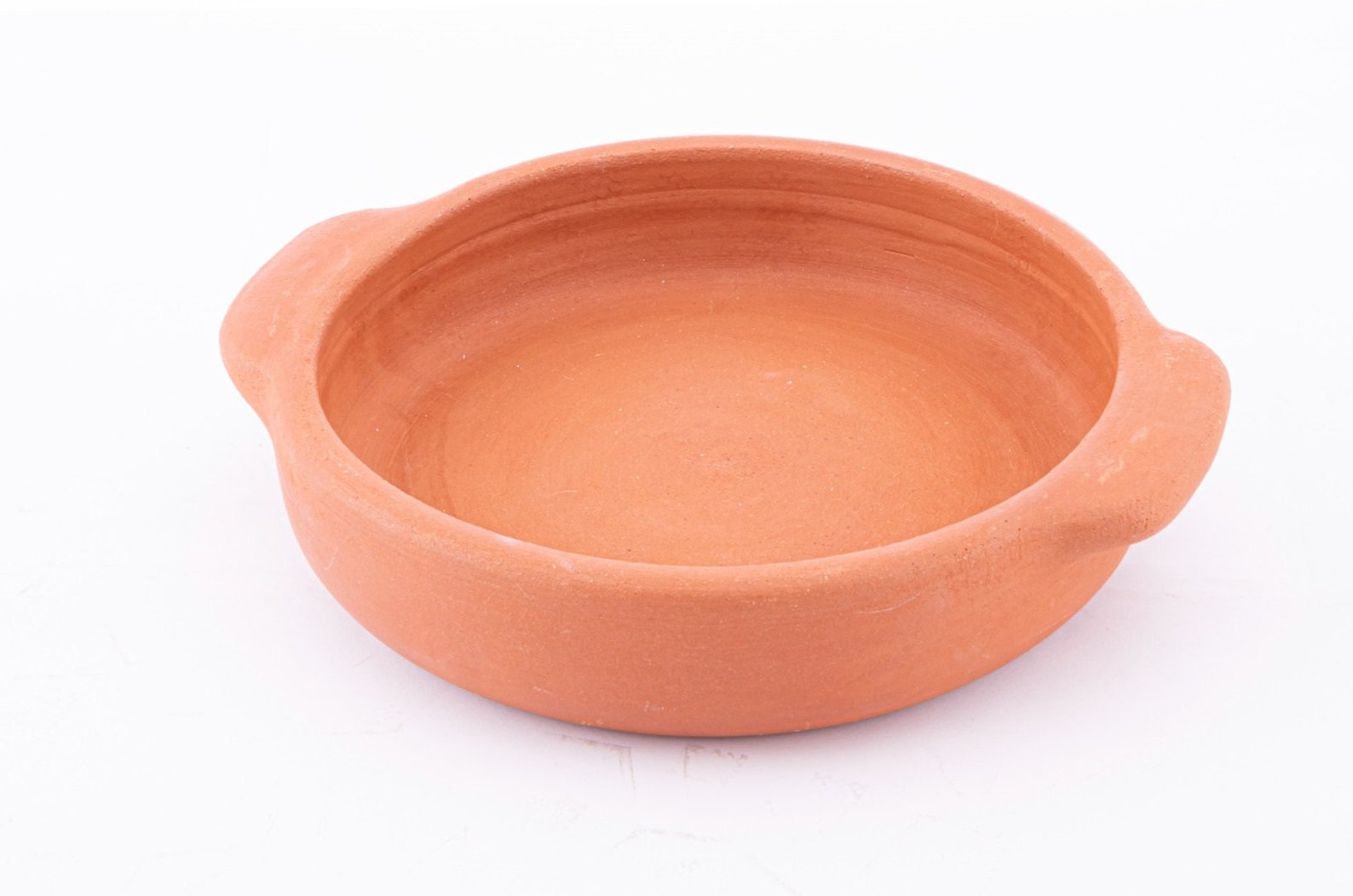 Clay Fry Pan With Two Handlesfrying Panclay Cooking - Etsy