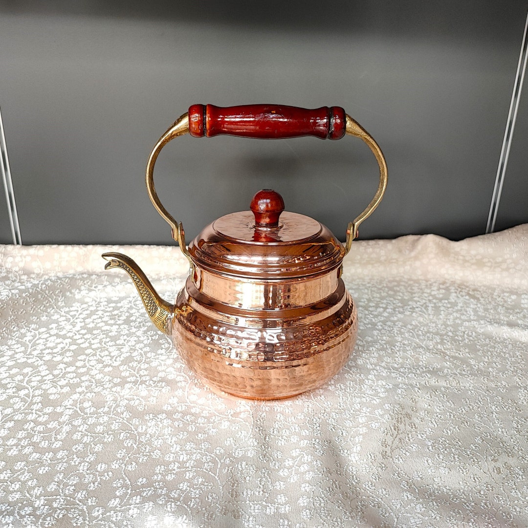 Copper Tea Pot,tea Kettle,stovetop Teapot,coffee Tea Makers,hand ...