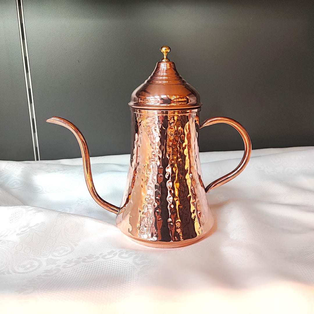 Hammered Copper Oil Container,oil Cruet,olive Oil Bottle,handmade ...