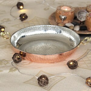 Traditional Copper Frying Pan,handcrafted Copper Omelette Pan,kitchen ...