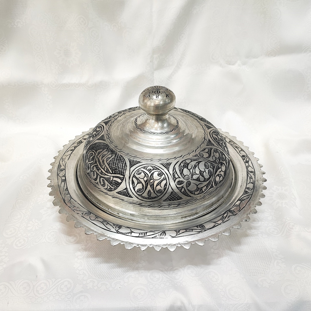 Large Copper Round Serving Plate,handmade Copper Serving Pot,copper ...