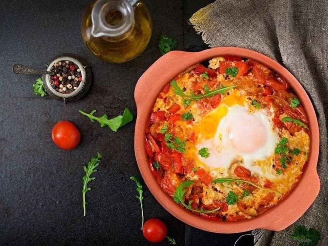 Clay Fry Pan With Two Handles,frying Pan,clay Cooking Pot,unglazed ...