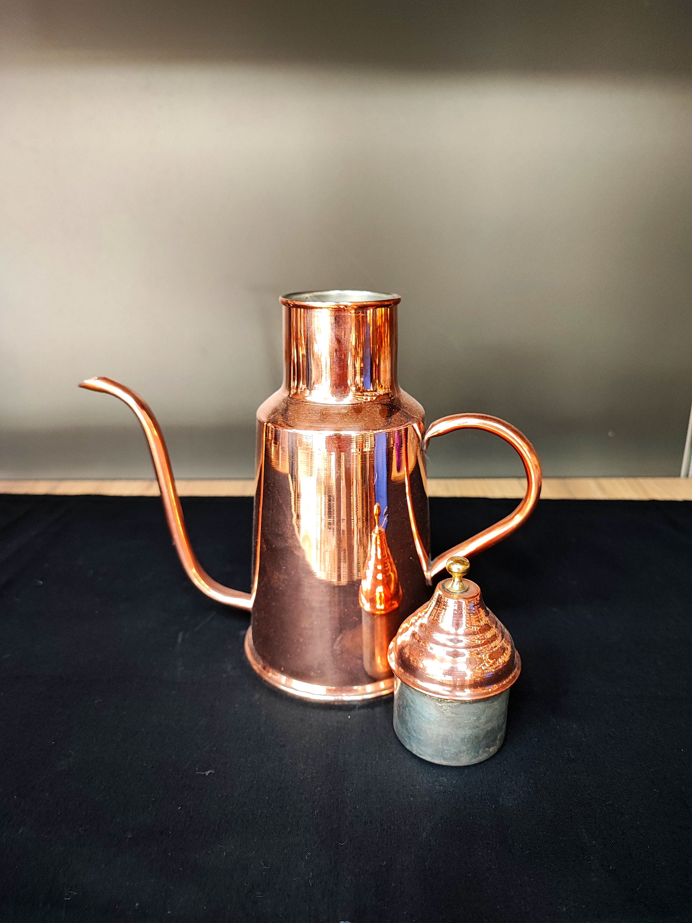 Copper Oil Containeroil Cruetolive Oil Bottlehandmade - Etsy