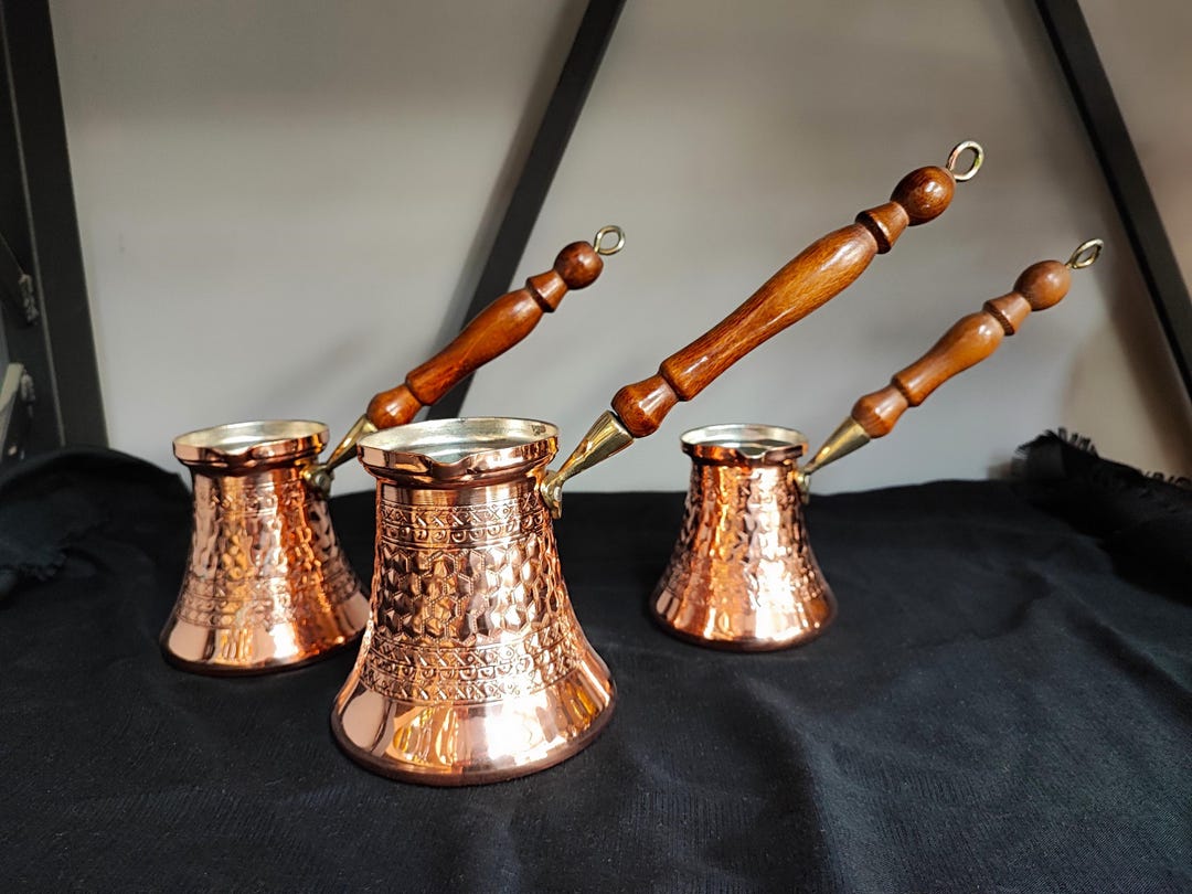 Turkish Copper Coffee Pot, Vintage Traditional Copper Coffee Pot ...