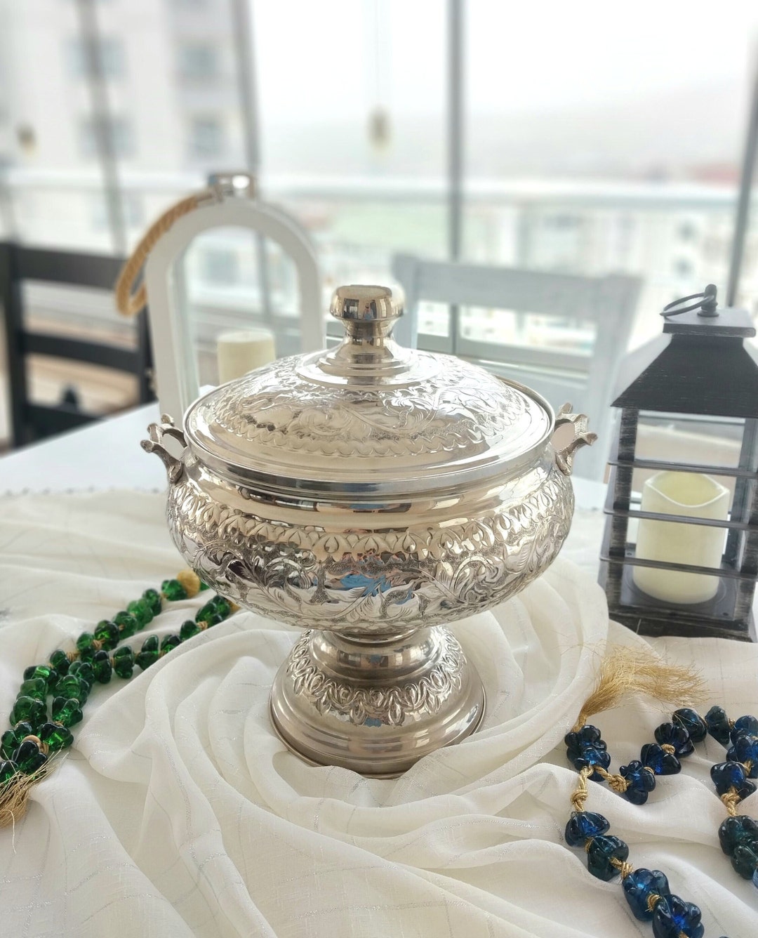 Copper Serving Bowl for Soup,handmade Big Copper Soup Tureen ...