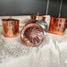 Set of 4 Copper Jar,handcrafted Copper Container,copper Spice Container ...