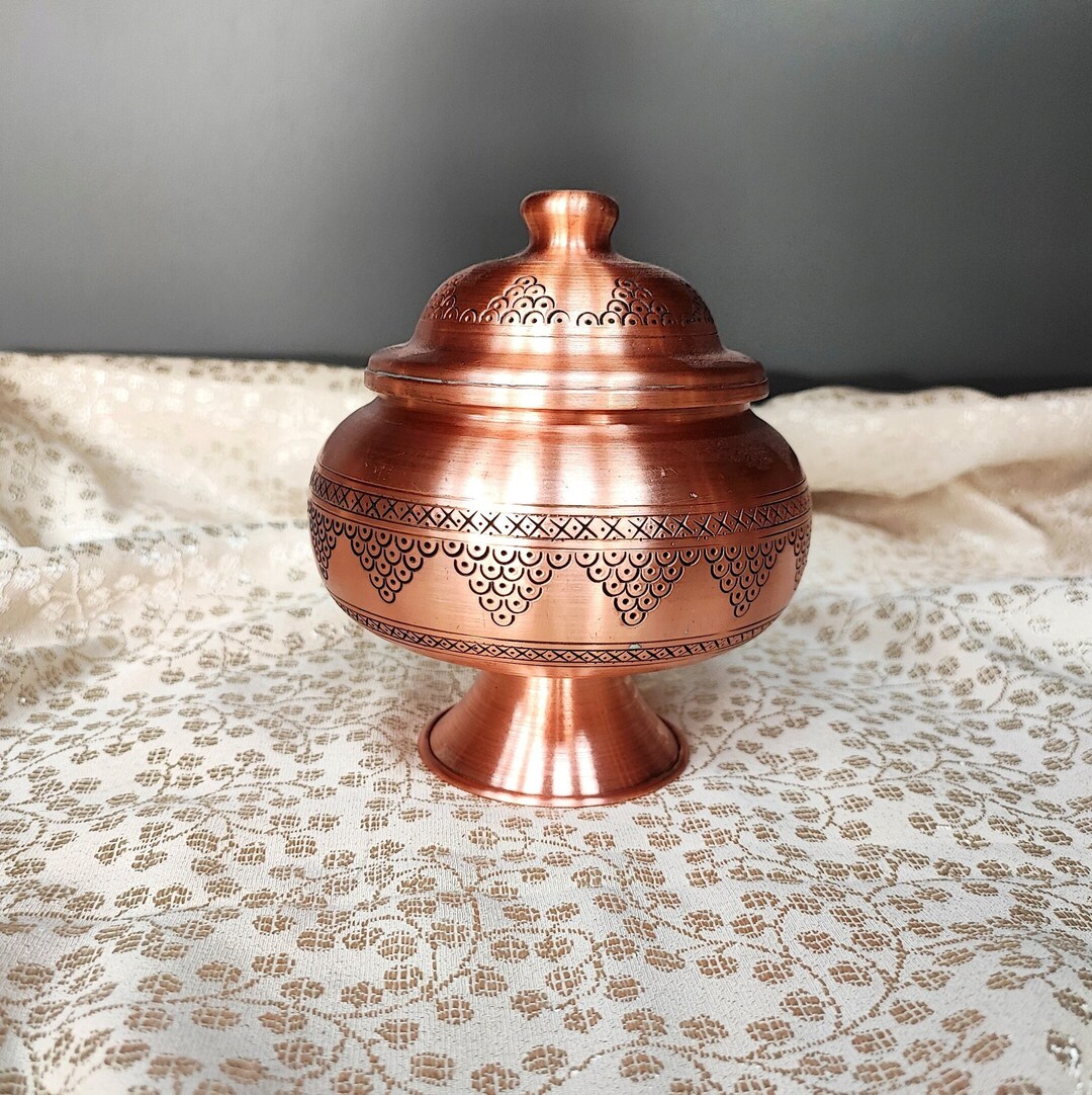 Copper Spice Containercopper Sugar Bowlcopper Seasoning - Etsy