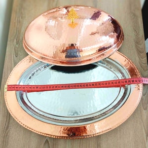 Copper Plate and Top,serving Plate,decorative Plates,serving Platter ...