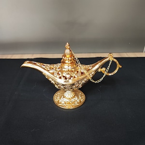 Genie Aladdin’s Lamp Metal,aladdin Magic Lamp,home Ornament,zinc Alloy ...