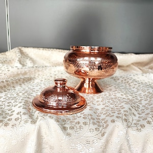 Copper Spice Container,copper Sugar Bowl,copper Seasoning Holder,spice ...