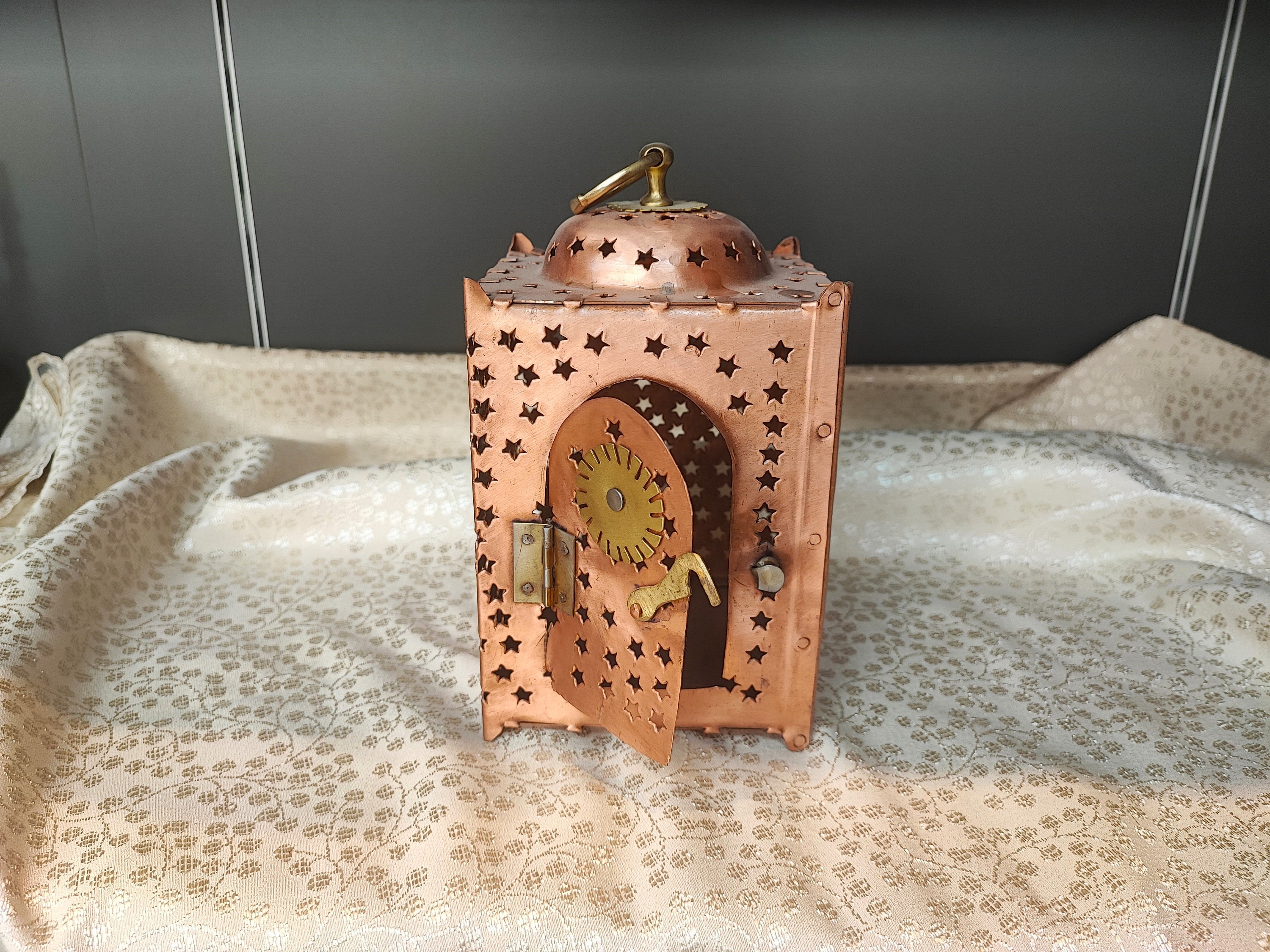 Copper Lantern, Handmade Copper Candle Lantern, Incense Burner,rustic ...