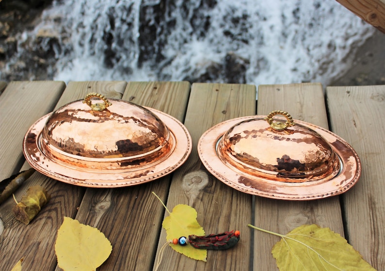 Copper Serving Plate,decorative Copper Serving Dish,serving Plate for ...
