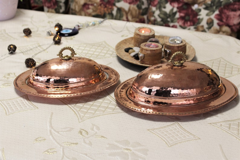 Copper Serving Plate,decorative Copper Serving Dish,serving Plate for ...