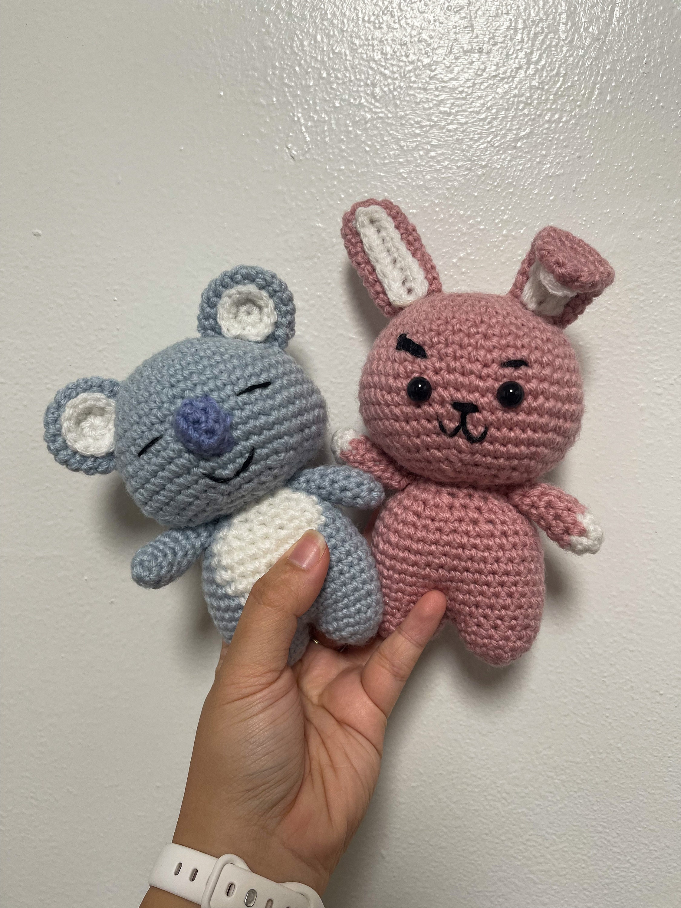 BTS BT21 Crochet Plushies (cooky, Koya, Chimmy, Tata, Shooky, Mang, and ...