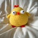 Dun Dun Chicken Plush, Handmade Stuffed Animal - Etsy