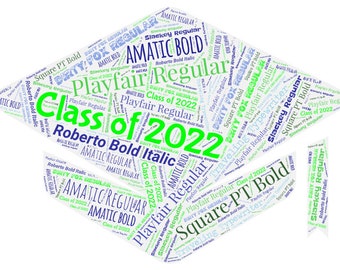 Grad Word Art - Etsy