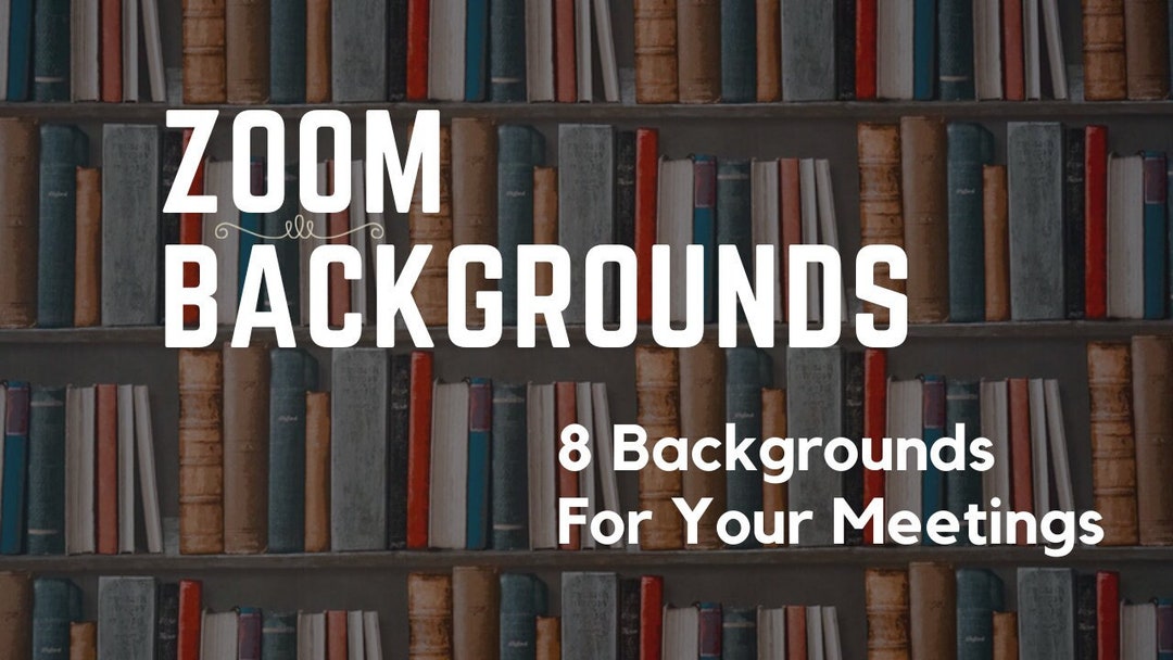 8 Realistic Backgrounds for Your Meetings Zoom and Skype 7 Still and 1 ...