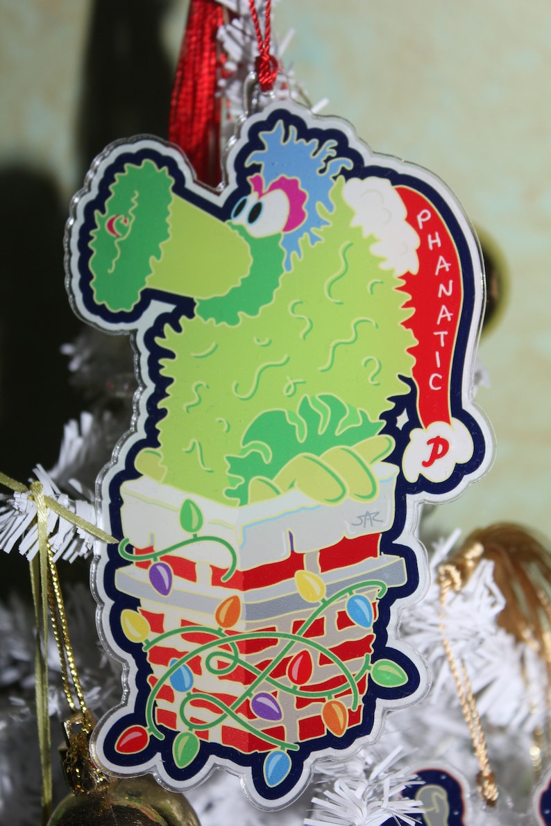 Phillie Phanatic Christmas Ornament - Etsy