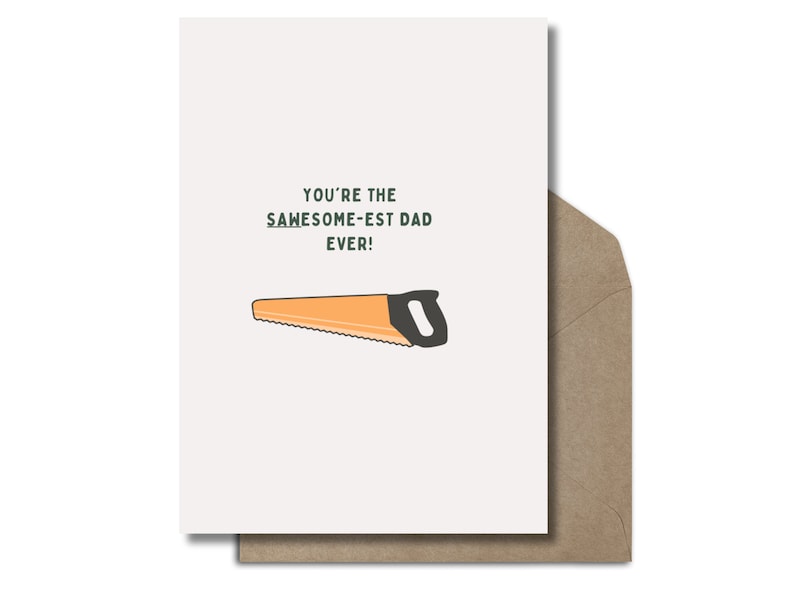 Printable Father's Day Card | Dad Joke | Funny Tool-themed Greeting ...