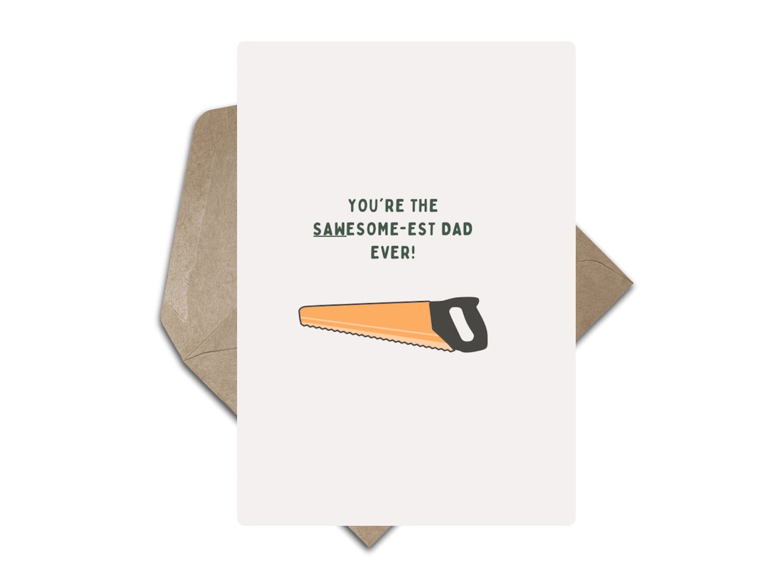 Printable Father's Day Card | Dad Joke | Funny Tool-themed Greeting ...