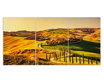 Tuscan Sunset Art - Etsy