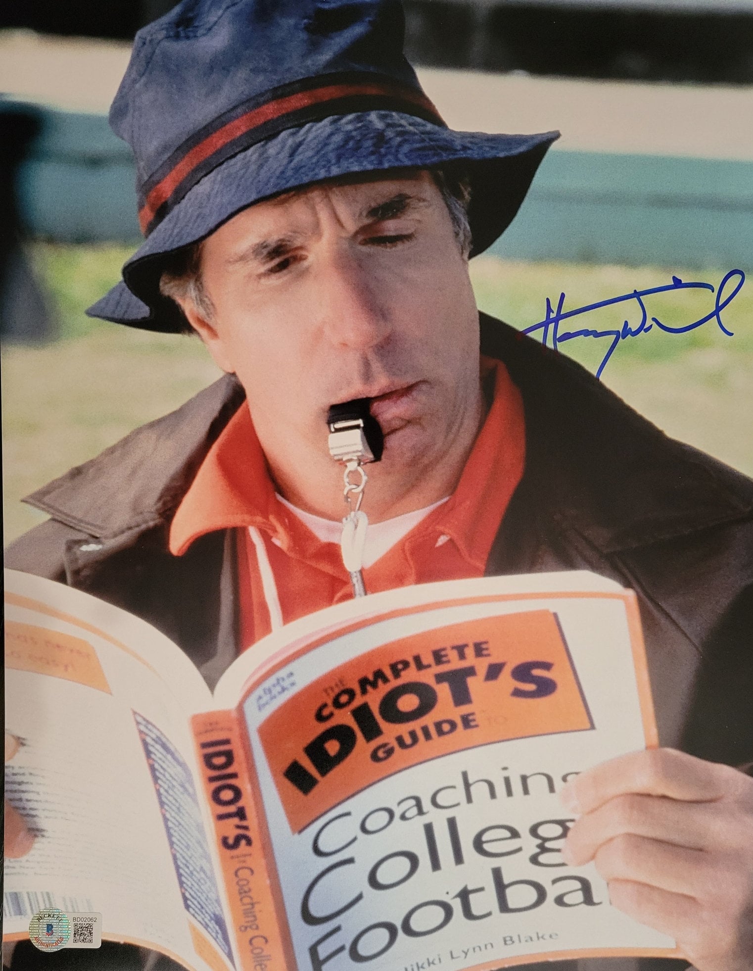 Henry Winkler Signed 11x14 Photo Coach Klein the Waterboy Adam Sandler ...