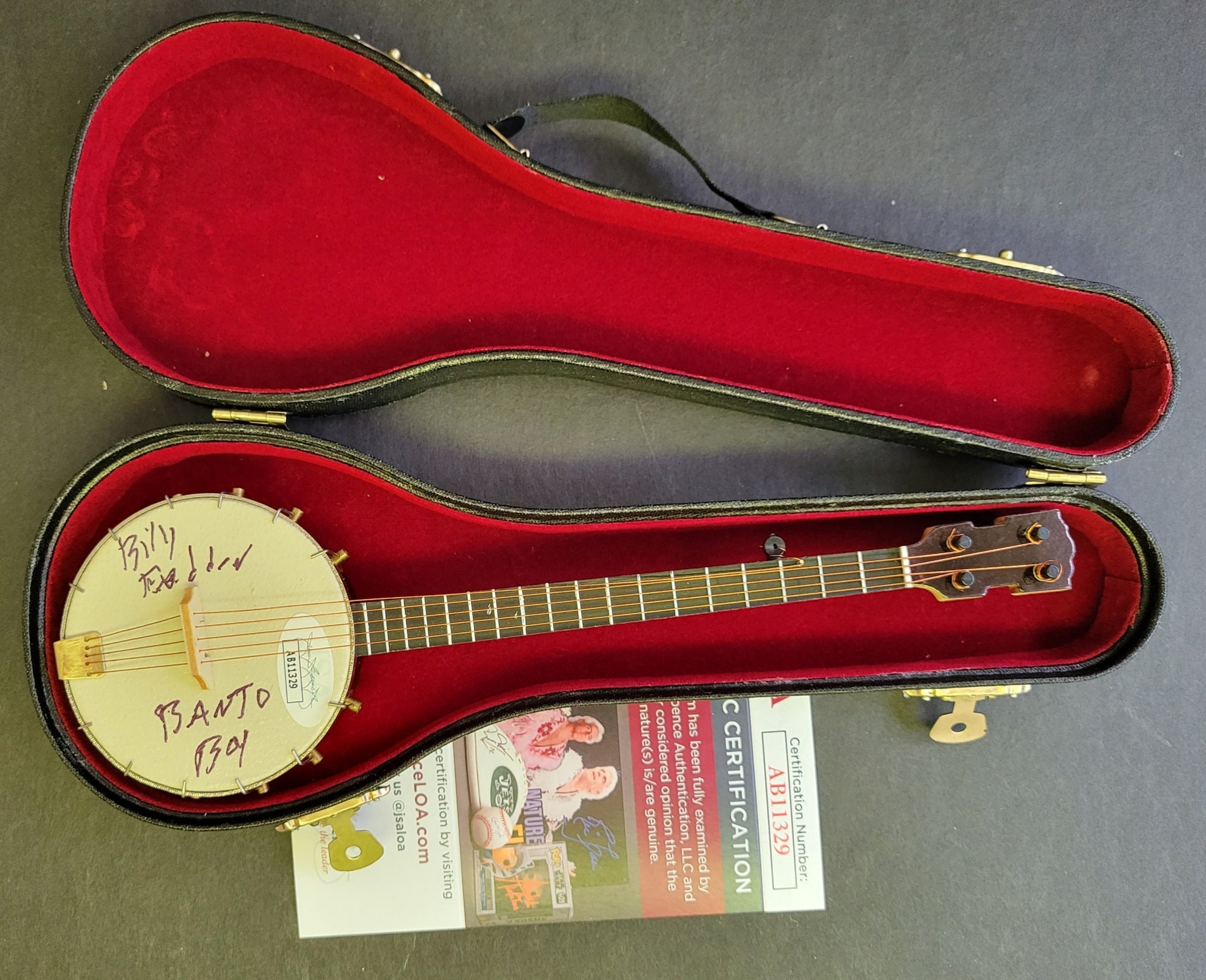 Billy Redden Signed 9 Inch Mini Banjo With Case & Display Stand Banjo Boy Deliverance JSA Coa - Etsy