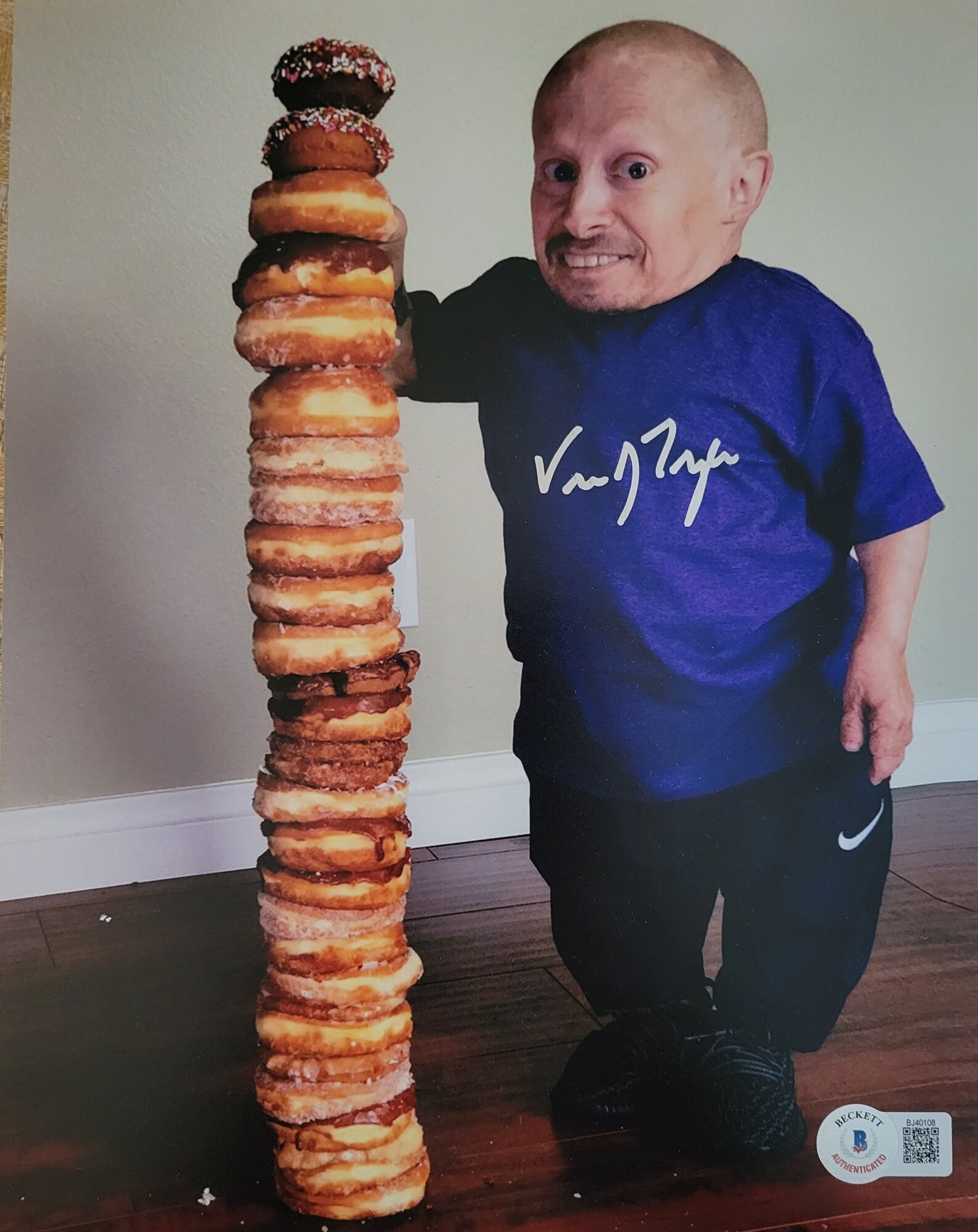 Verne Troyer Signed 8x10 Photo Mini Me Austin Powers Movies Beckett Coa ...