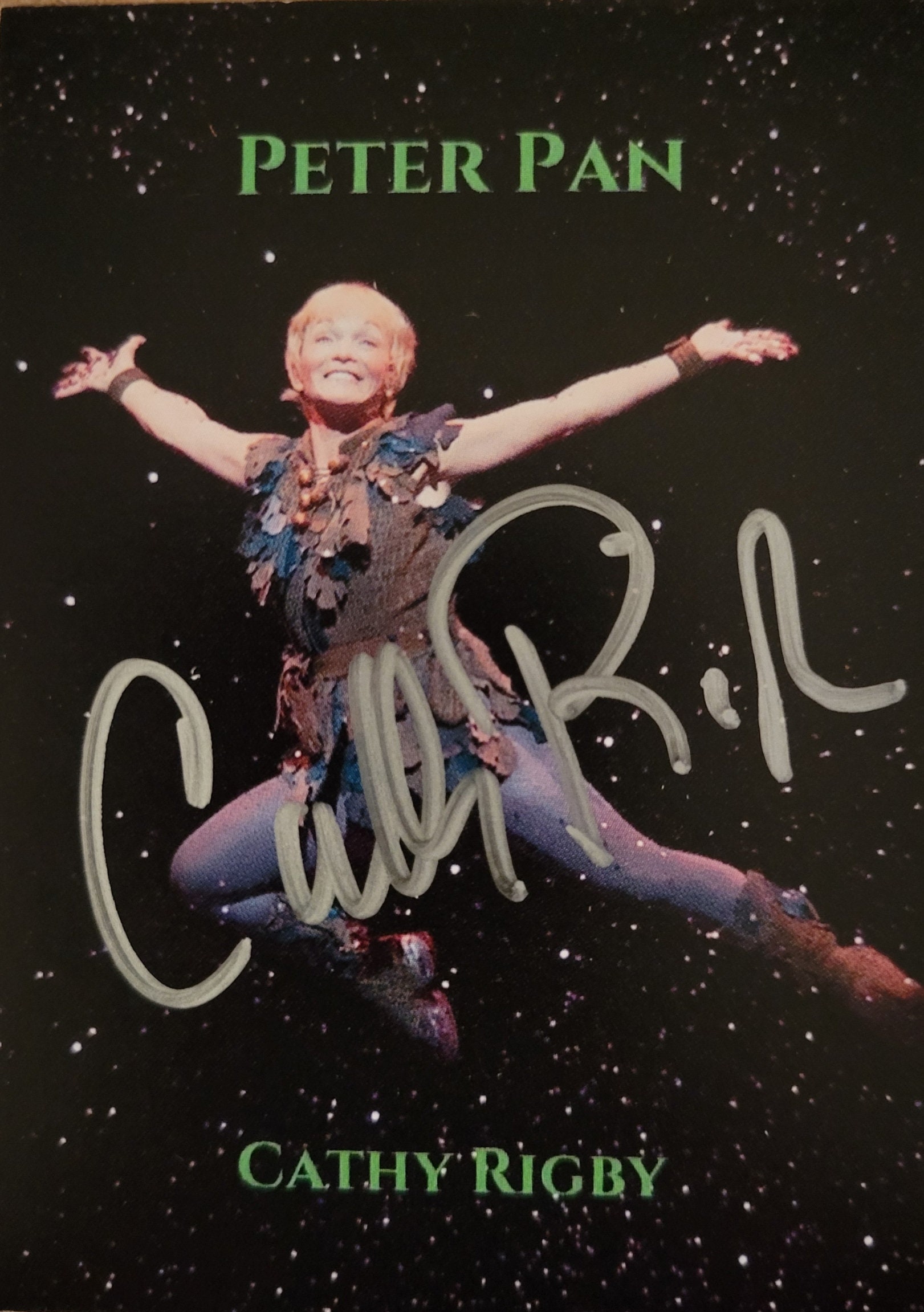 Cathy Rigby Signed Peter Pan Trading Card 2X Olympian - Etsy