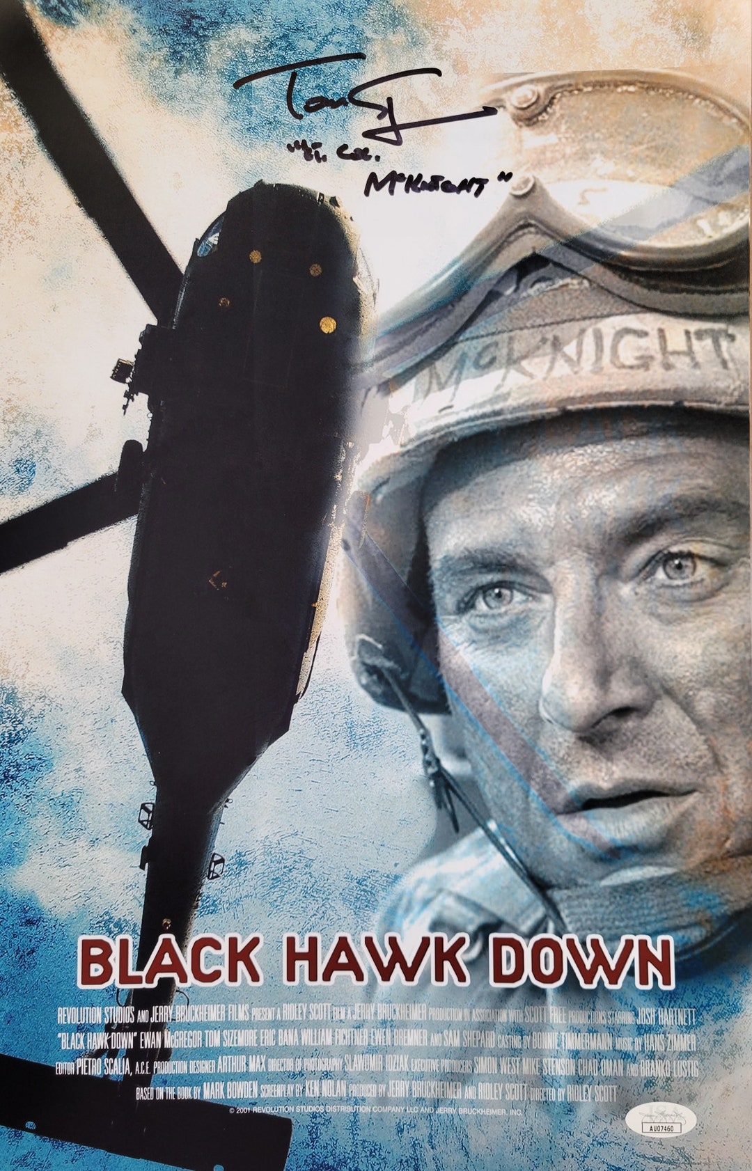 Tom Sizemore Signed 11x17 Black Hawk Down Poster Lt Col Mcknight JSA ...