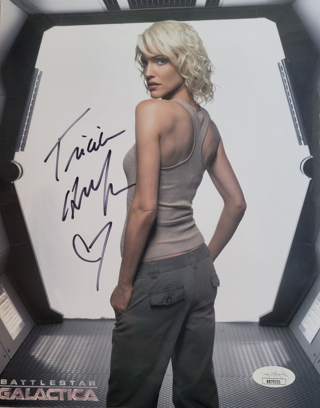 Tricia Helfer Signed 8x10 Photo Number Six Battlestar Galactica JSA Coa ...