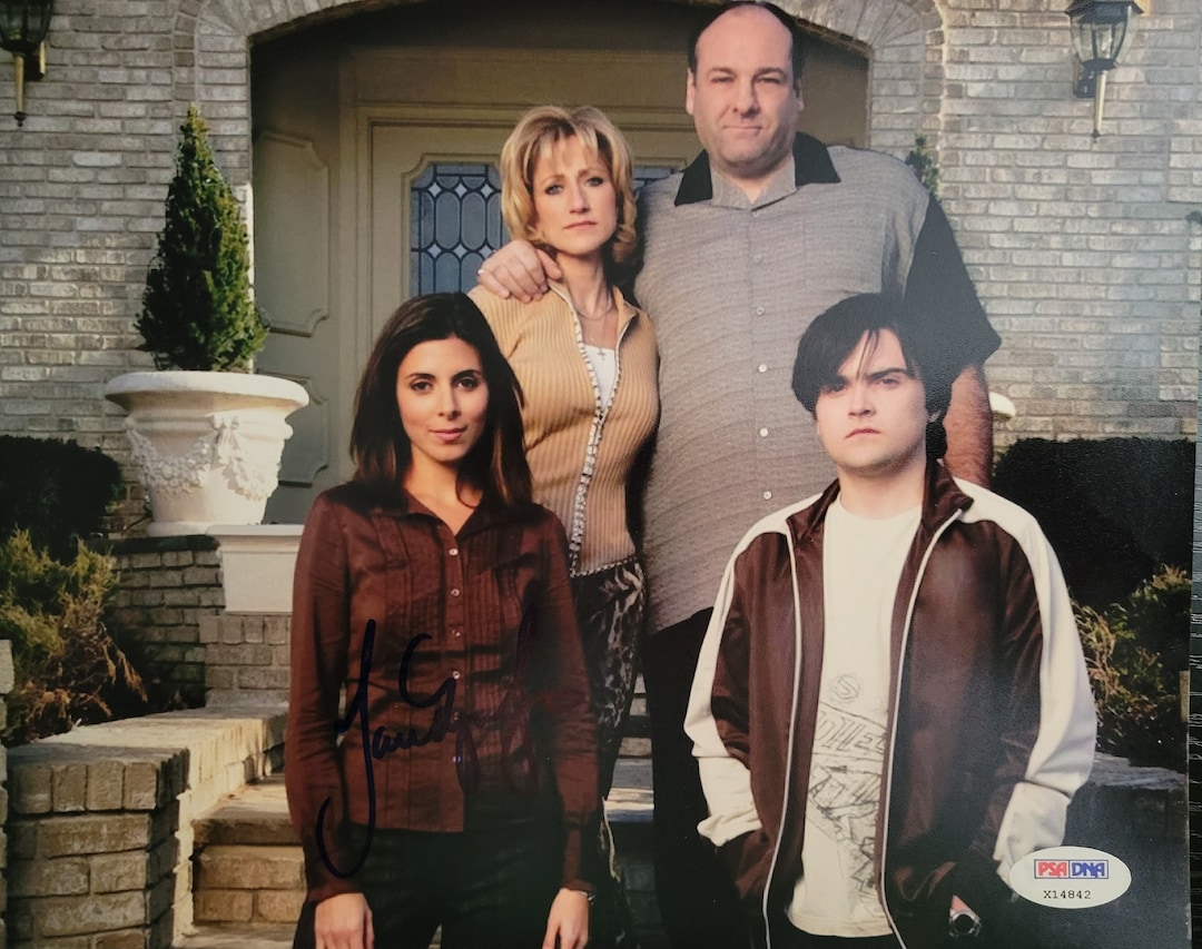 Jamie-lynn Sigler Signed 8x10 Family Photo the Sopranos Meadow Soprano ...