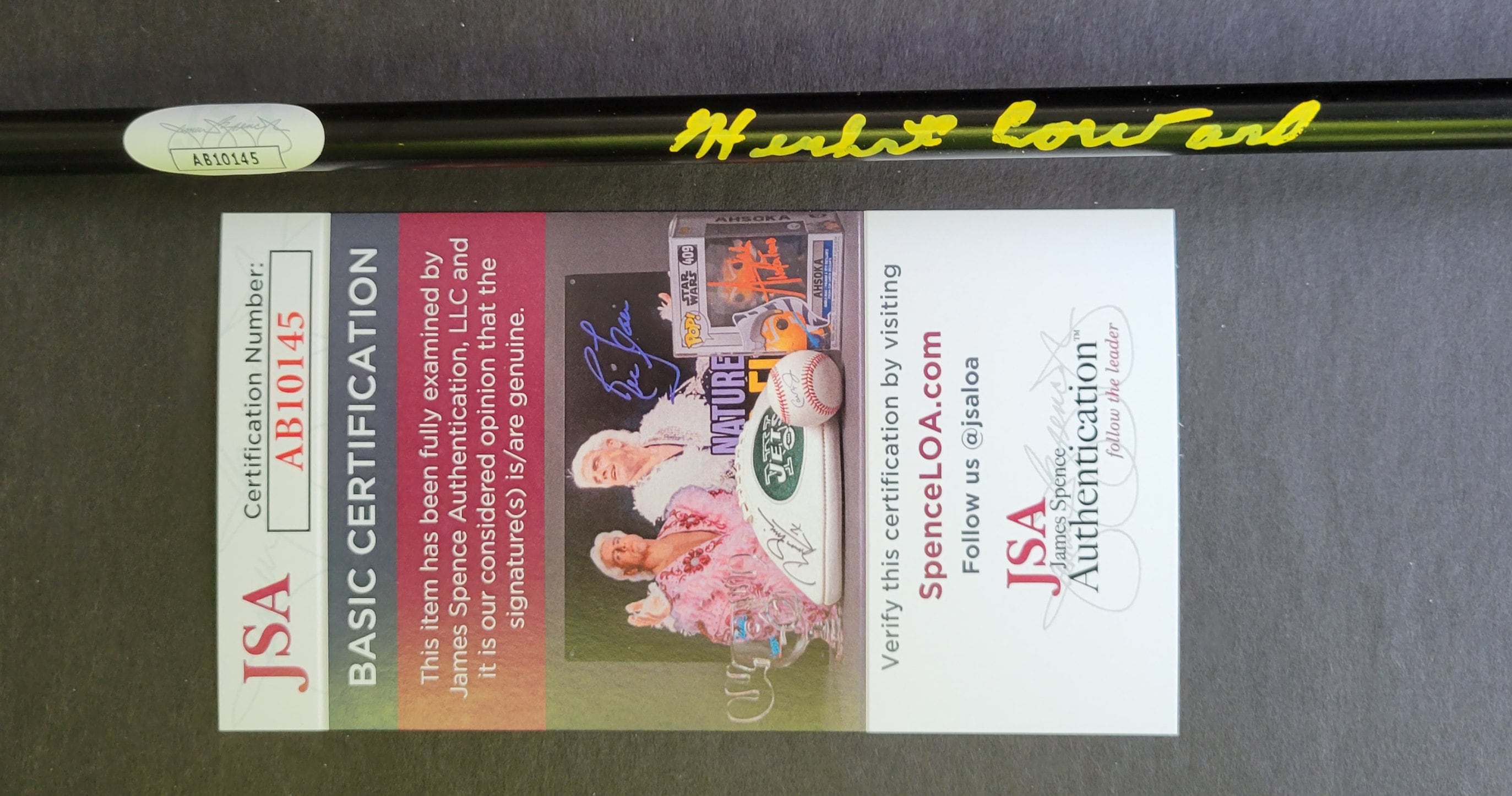 Herbert Cowboy Coward signed arrow Toothless Mountain Man Deliverance ...