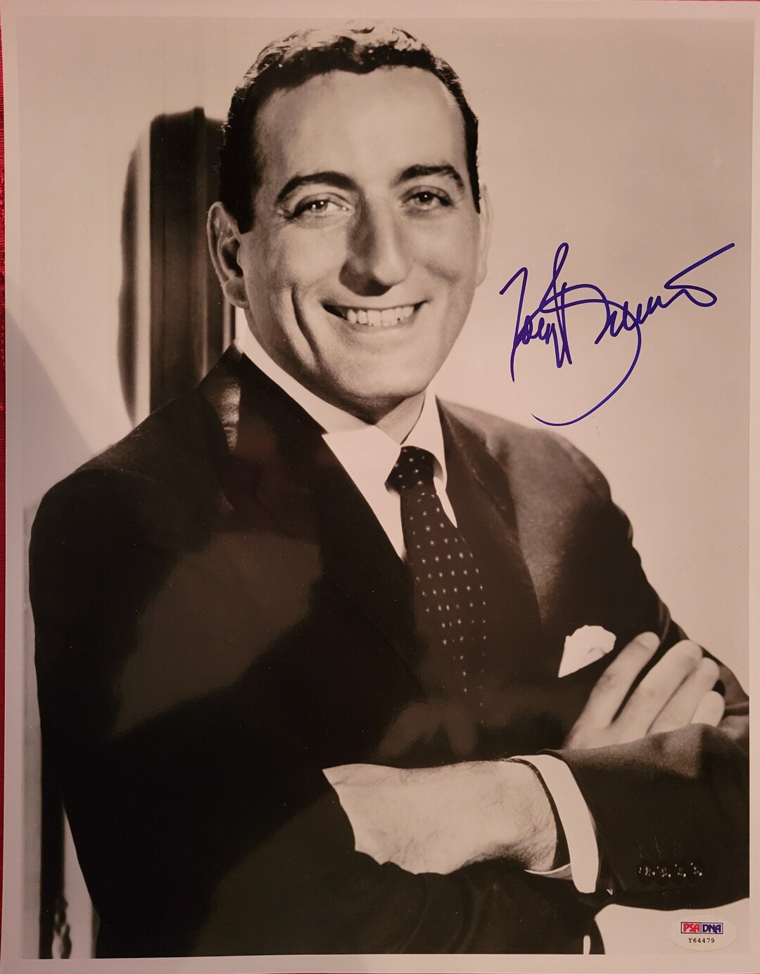 Tony Bennett Signed 11x14 Photo Legendary Singer 20 Grammy Awards PSA ...