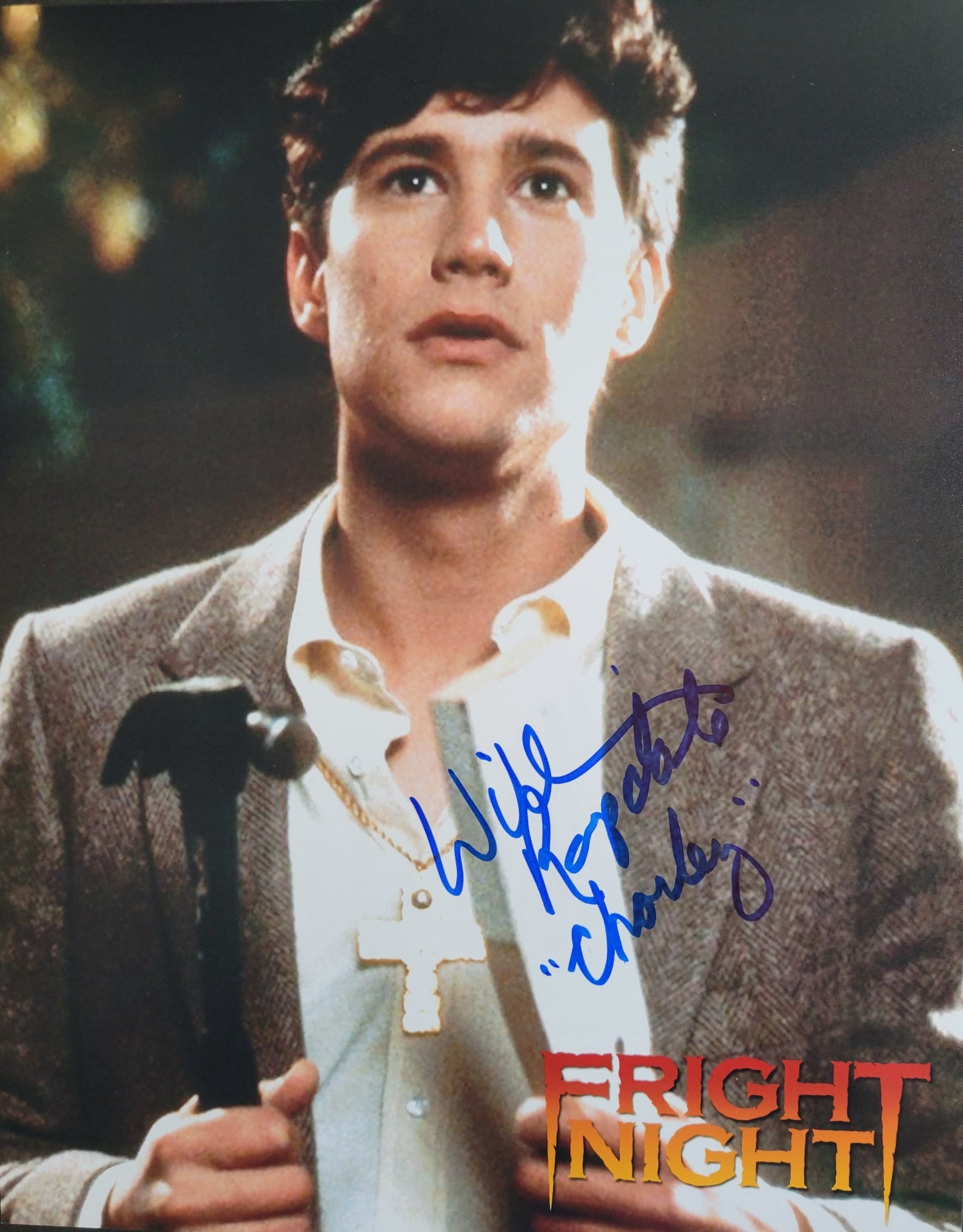William Ragsdale Signed 8x10 Photo Charley Brewster Fright Night - Etsy