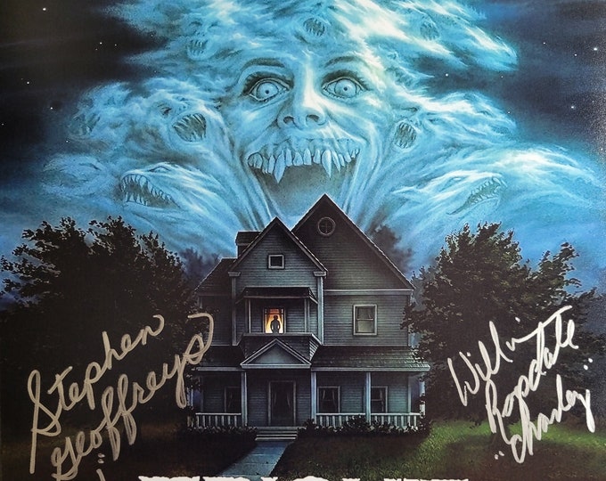 William Ragsdale & Stephen Geoffreys Signed 11x14 Fright Night Poster ...