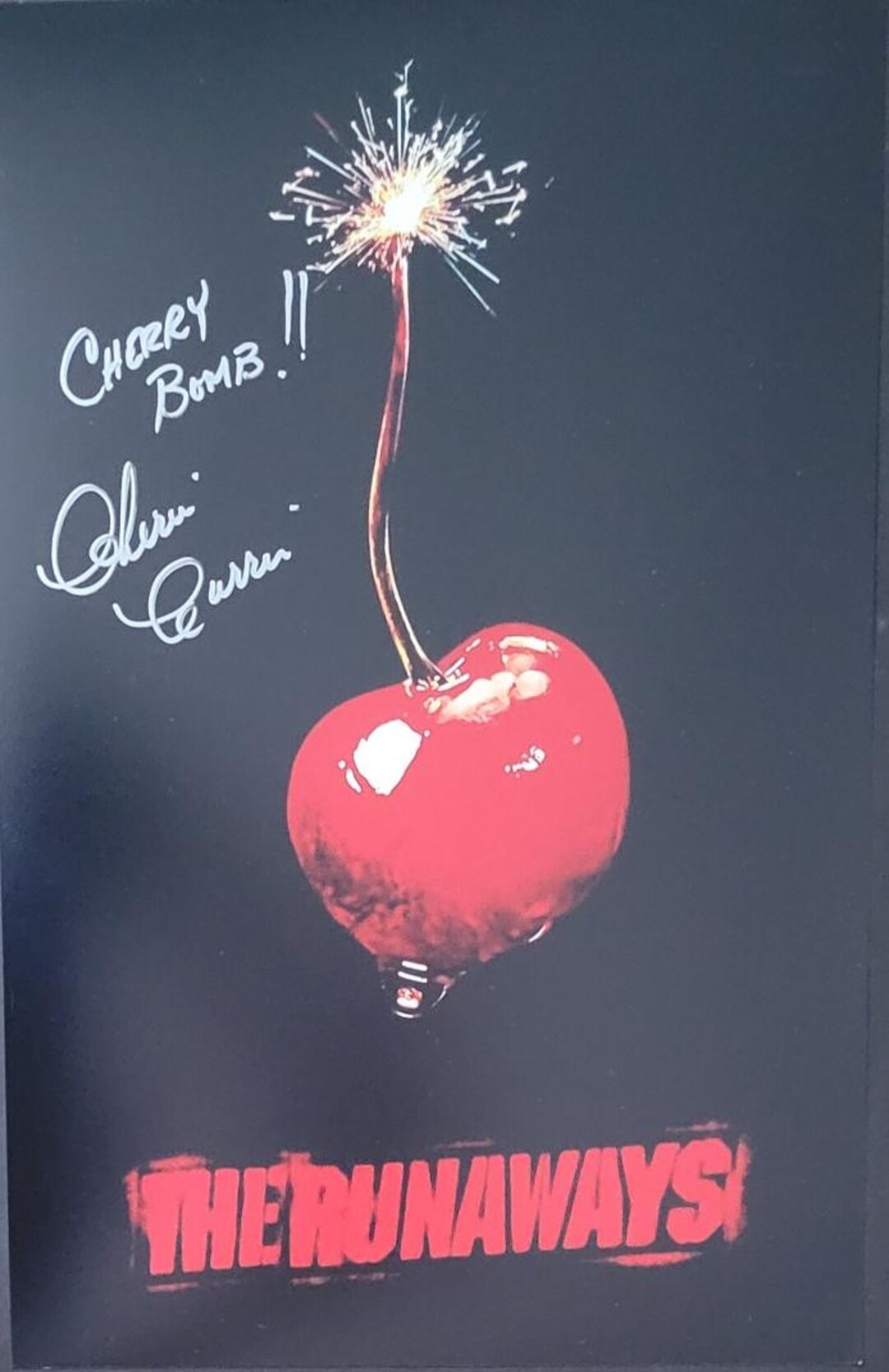 Cherie Currie Signed 11x17 the Runaways Poster Cherry Bomb!! - Etsy