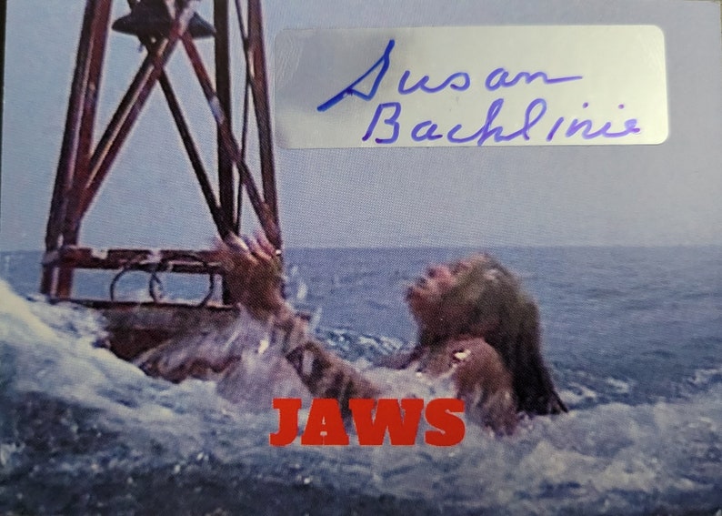 Susan Backlinie Signed Shark Attack JAWS Trading Card - Etsy